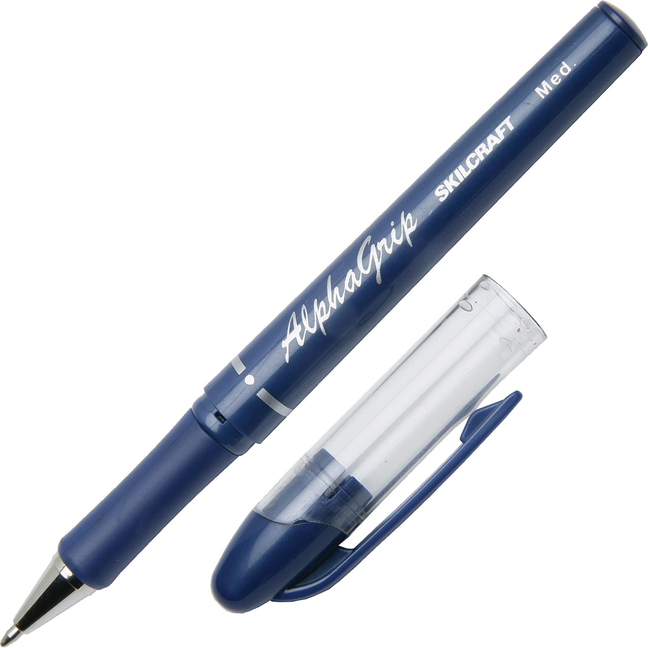 SKILCRAFT, NSN4244872, AlphaGrip Ballpoint Pens, 12 / Dozen - Walmart.com