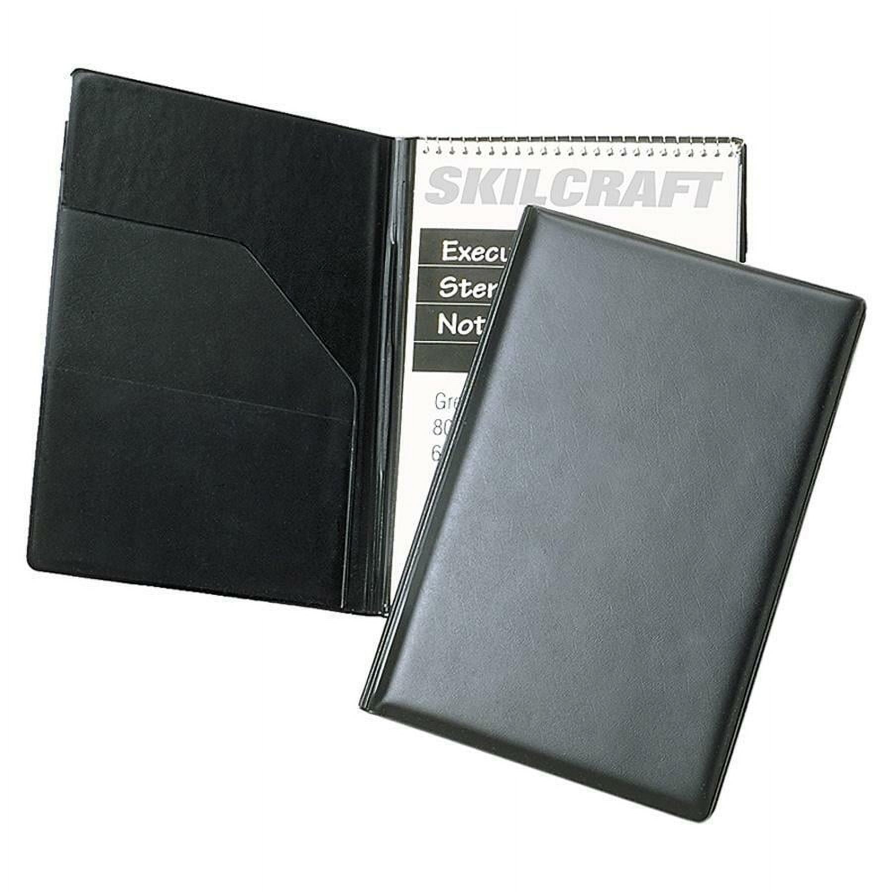 SKILCRAFT, NSN4547388, Steno Pad Holder, 1 Each, Black - Walmart.com