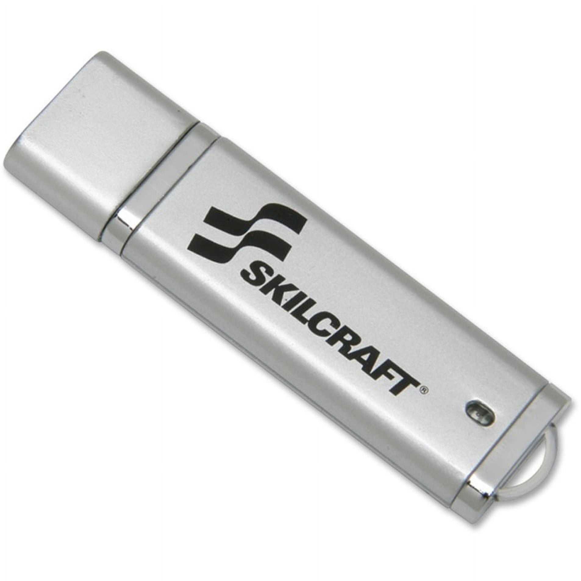 SKILCRAFT, NSN5584987, Plug-and-Play USB Drive, 1 / Each, Silver ...