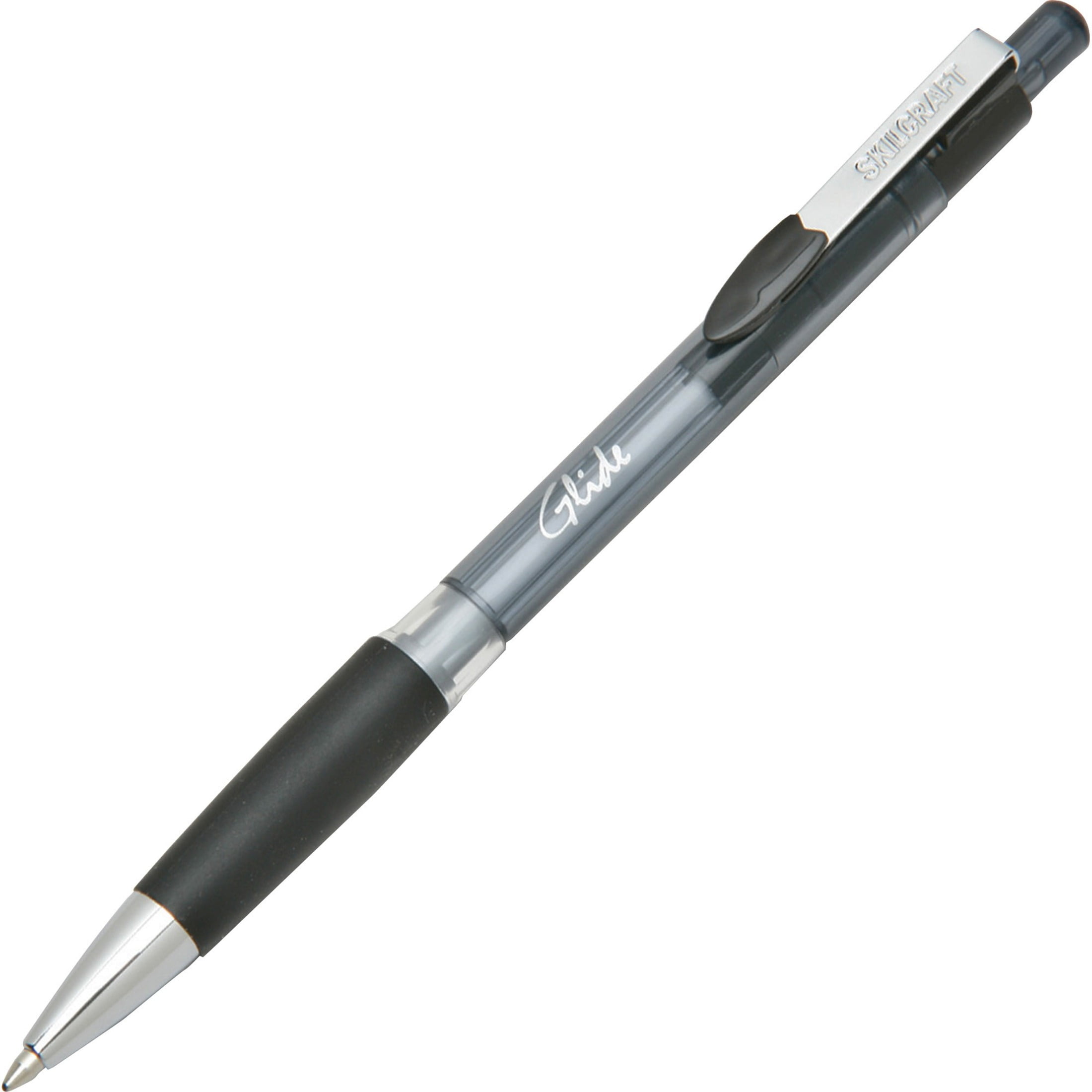 SKILCRAFT, NSN5879633, Glide Retractable Ballpoint Pens, 3 / Pack ...