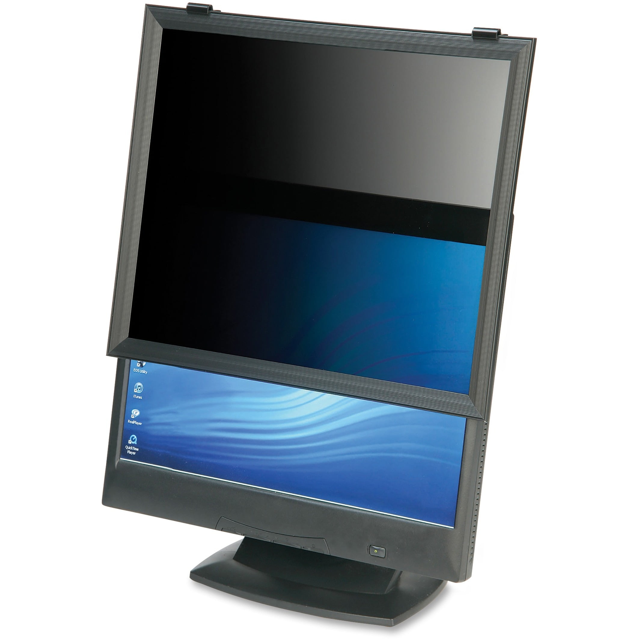 SKILCRAFT NSN6497196, LCD Monitor Framed Privacy Filter, 1, Black ...