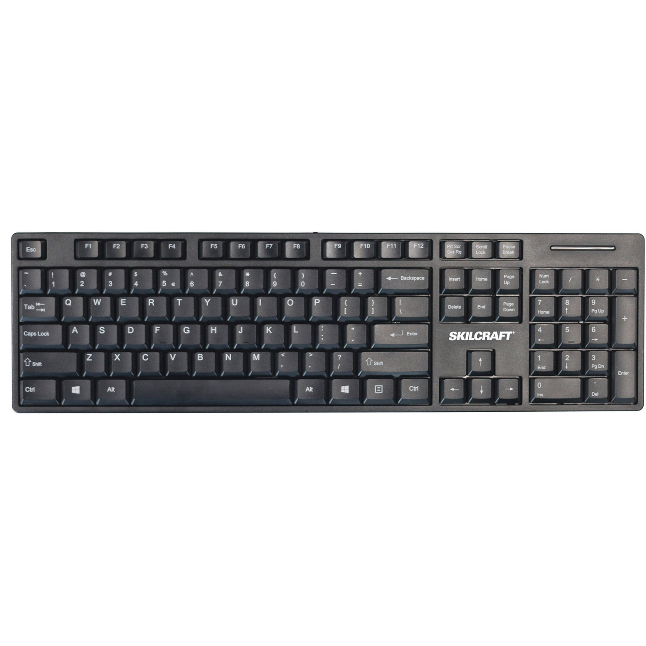 SKILCRAFT, NSN6774742, USB Wired Keyboard, 1, Black - Walmart.com