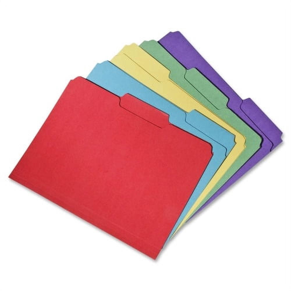 SKILCRAFT Recycled Double-ply Top Tab File Folder Letter - 8 1/2" x 11 ...