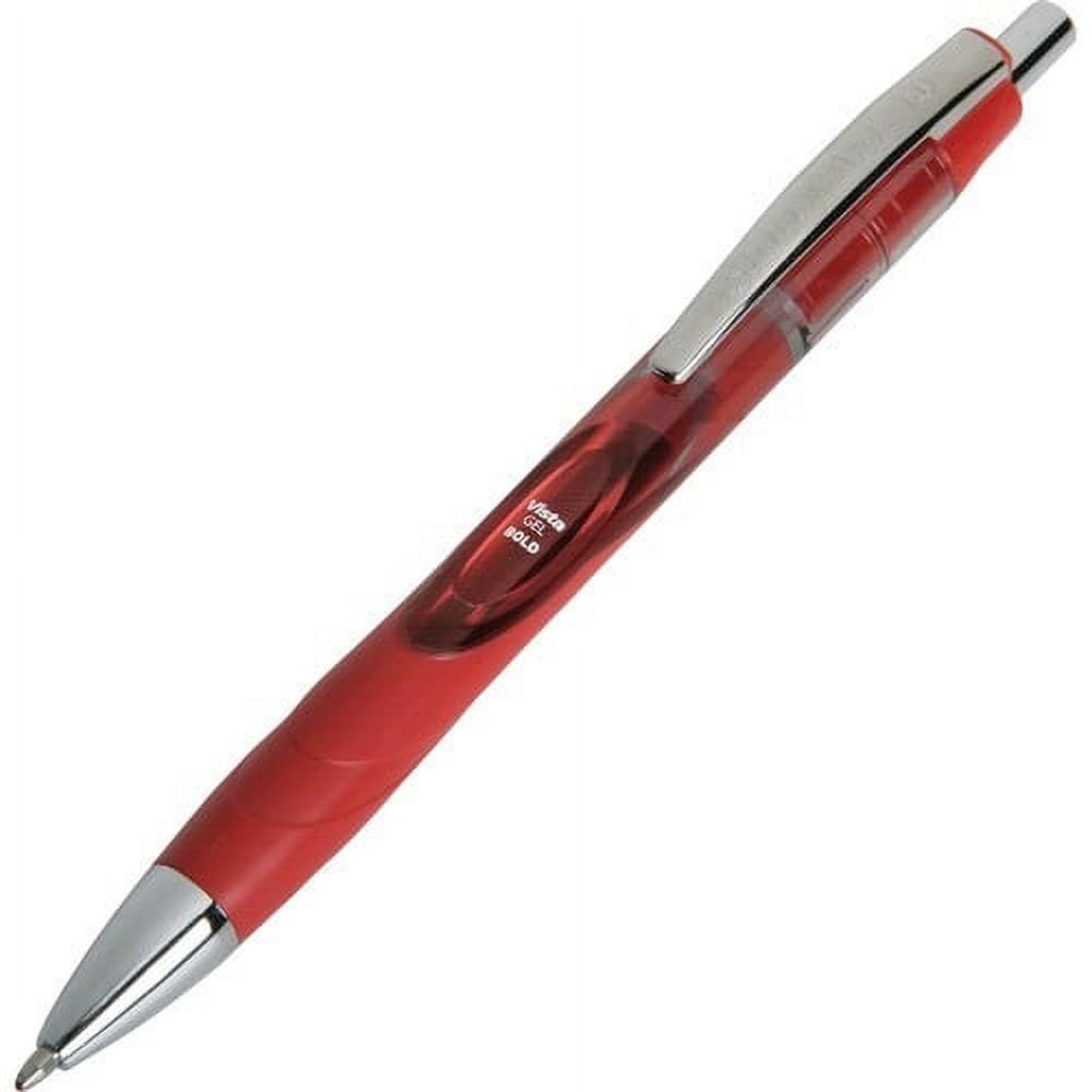 SKILCRAFT Vista Gel Ink Pen Bold Pen Point - 1 mm Pen Point Size ...