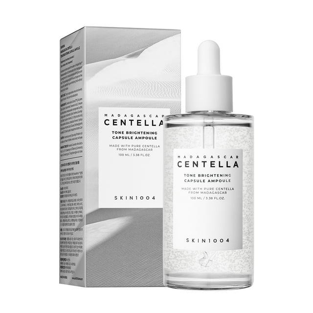 SKIN1004 Madagascar Centella Brightening Facial Ampoule, Fast-Absorbing ...
