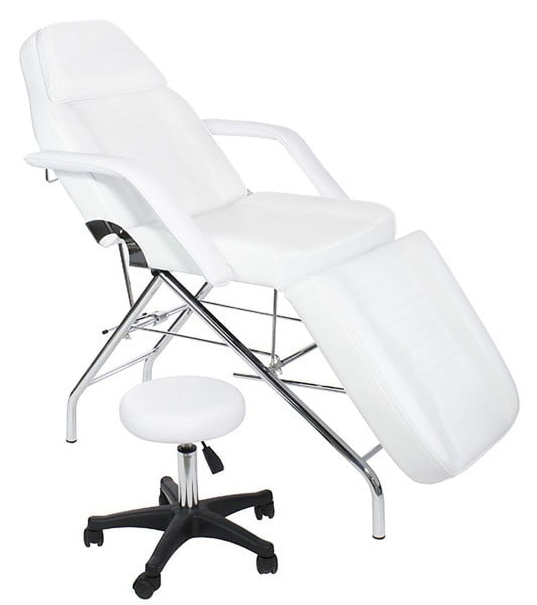 SKINACT Basic Facial Chair/Table With Stool (White) - Walmart.com