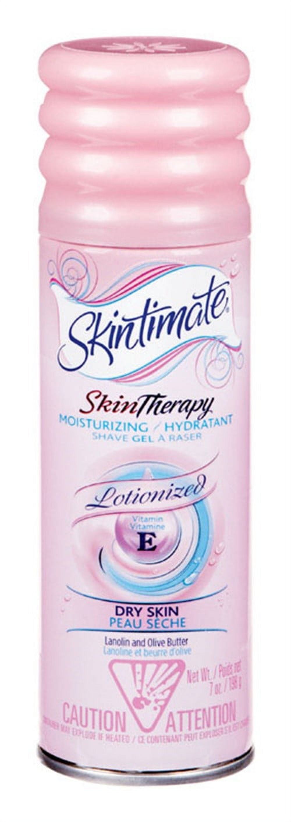 Skintimate 7oz Shave Gel for Dry Skin, Women's Moisturizing Shaving ...
