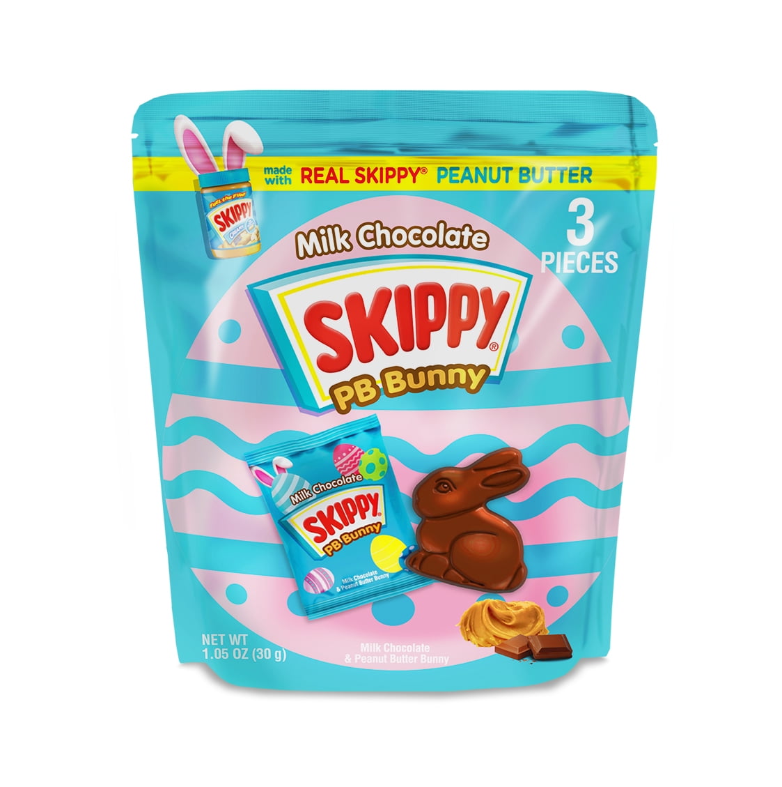 SKIPPY® PB Bunny 3pc Mini Gusset Bag - Walmart.com