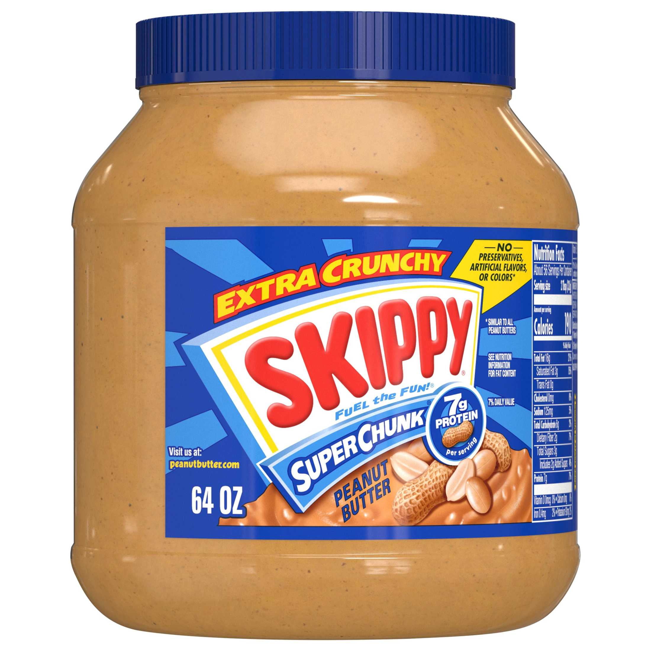 Skippy Chunky PB 64oz | Flavored butters for ecommerce - Walmart ...