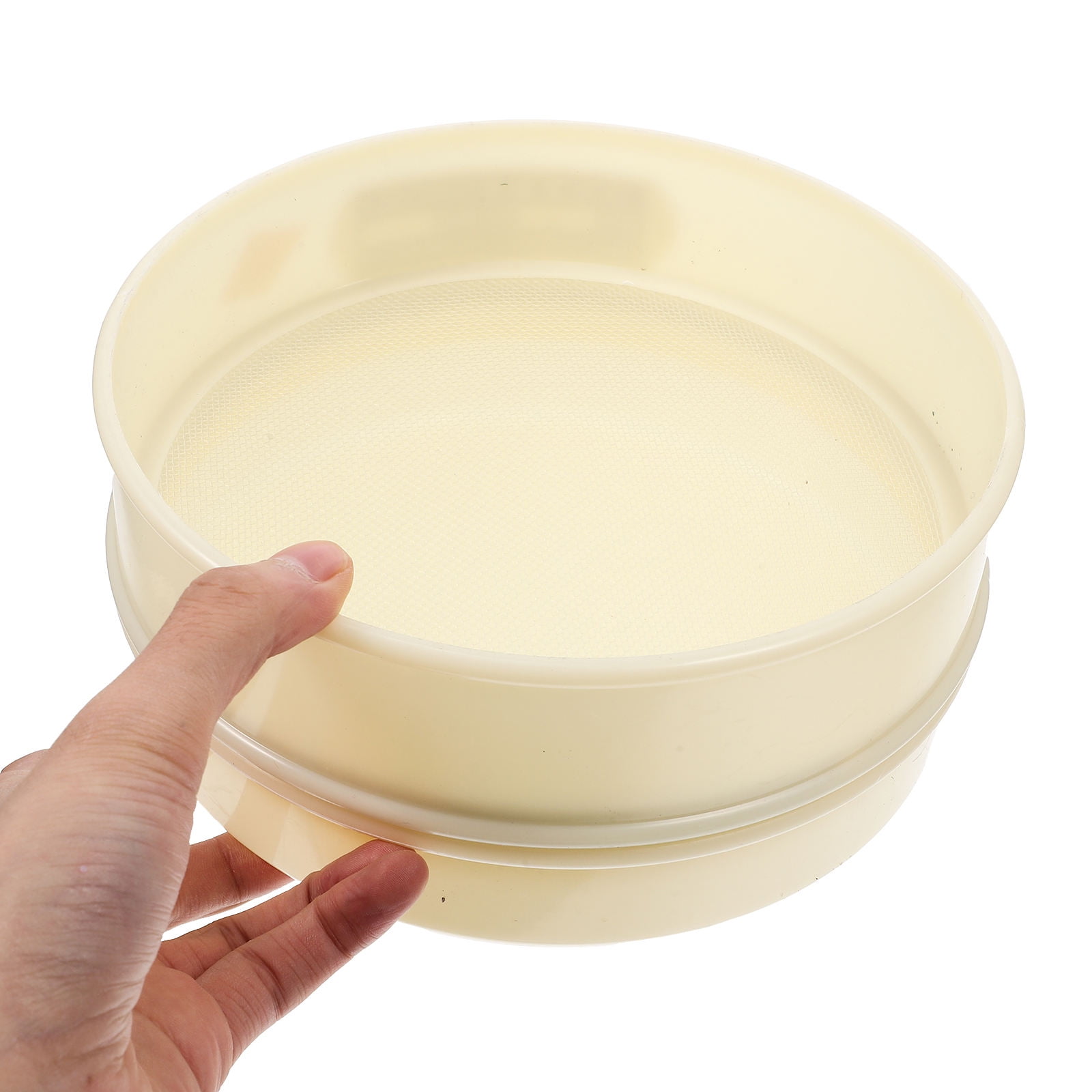 SKISUNO 1 Set Gardening Sifter White 20x20cm Height 5cm PVC Nylon ...