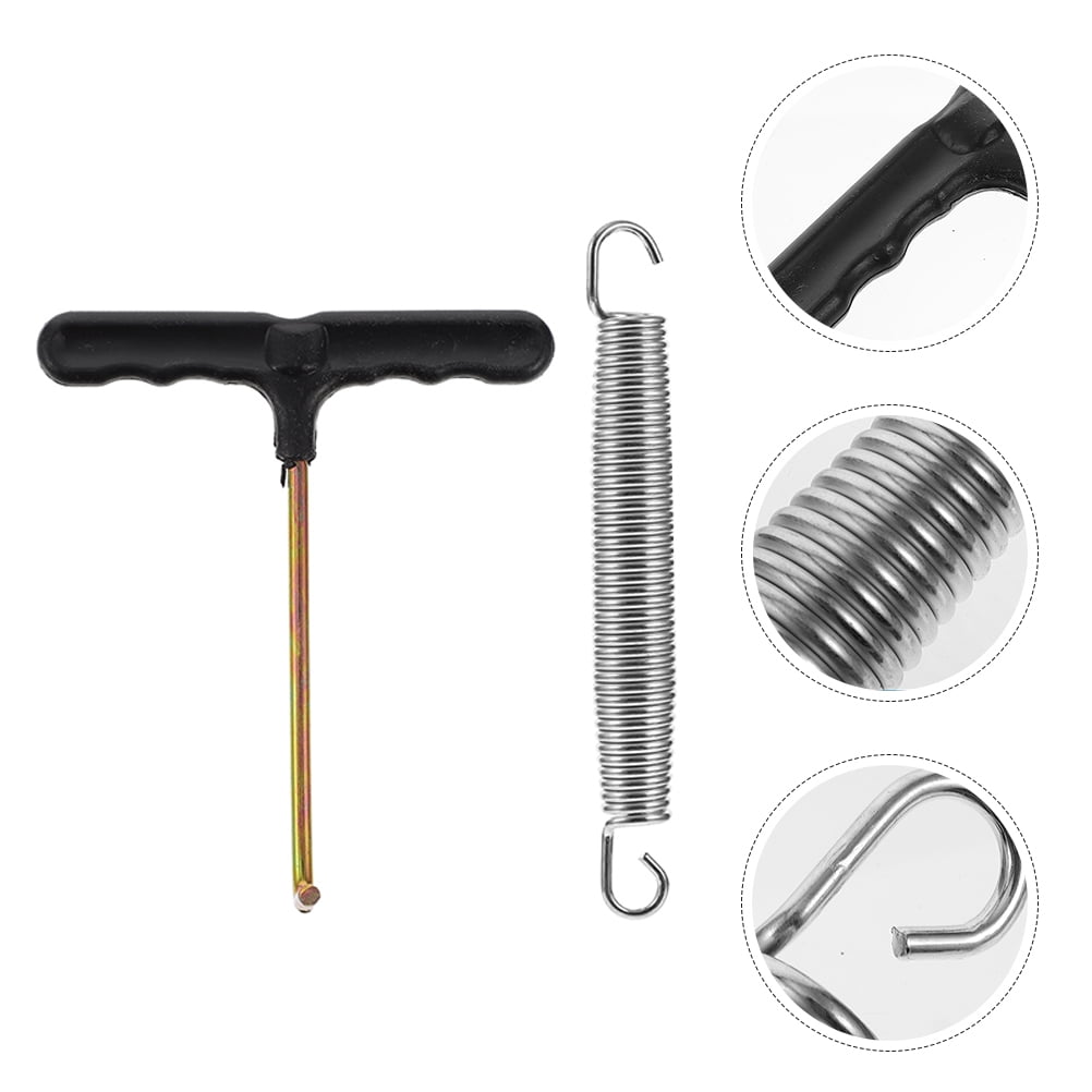 SKISUNO 1 Set Metal Springs for Trampoline Galvanized Steel Wire ...