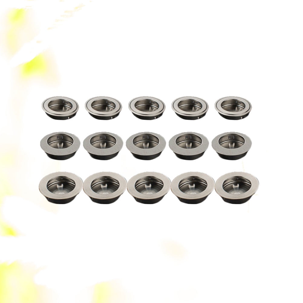 SKISUNO 15Pcs Silver Stainless Steel Pull Bar for Cabinet Doors and ...