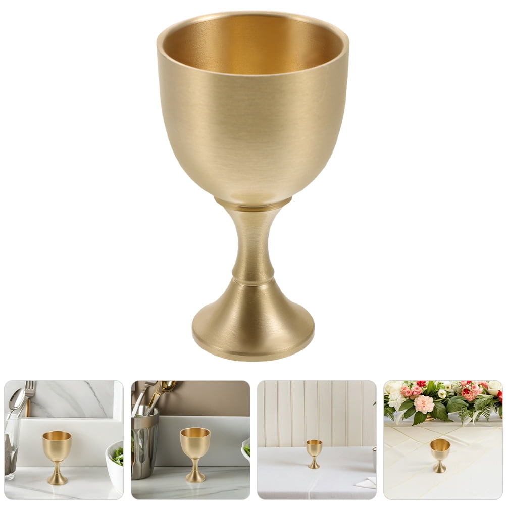 SKISUNO 1Pack Gothic Gold Chalice For Themed Parties And Formal Dinners ...