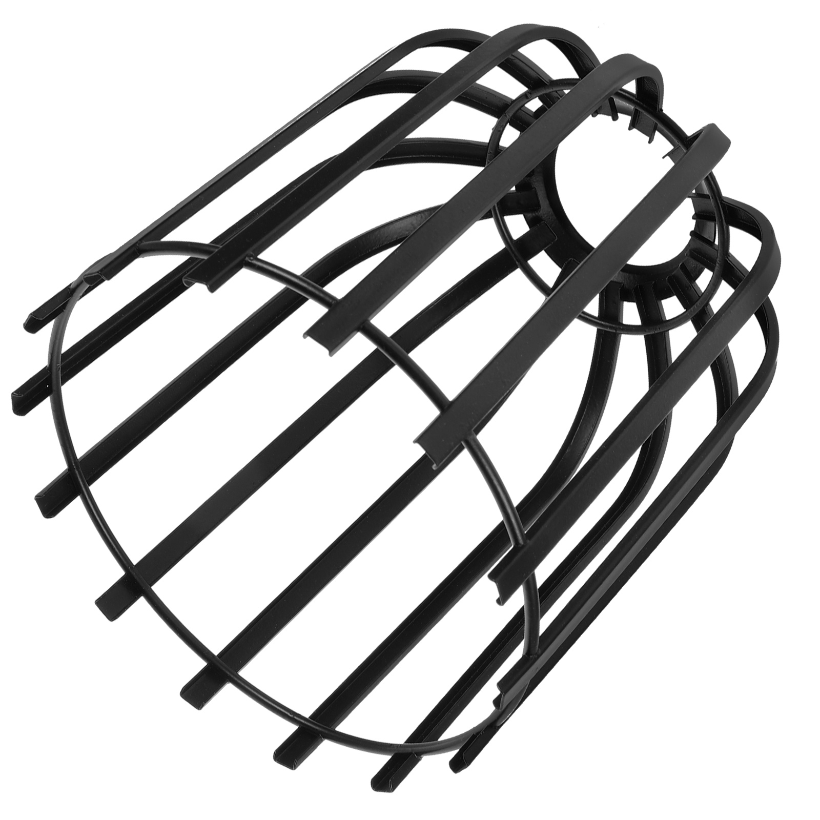 SKISUNO 1Pack Lamp Shade Frame Rectangular Shape Black Wrought Iron For ...