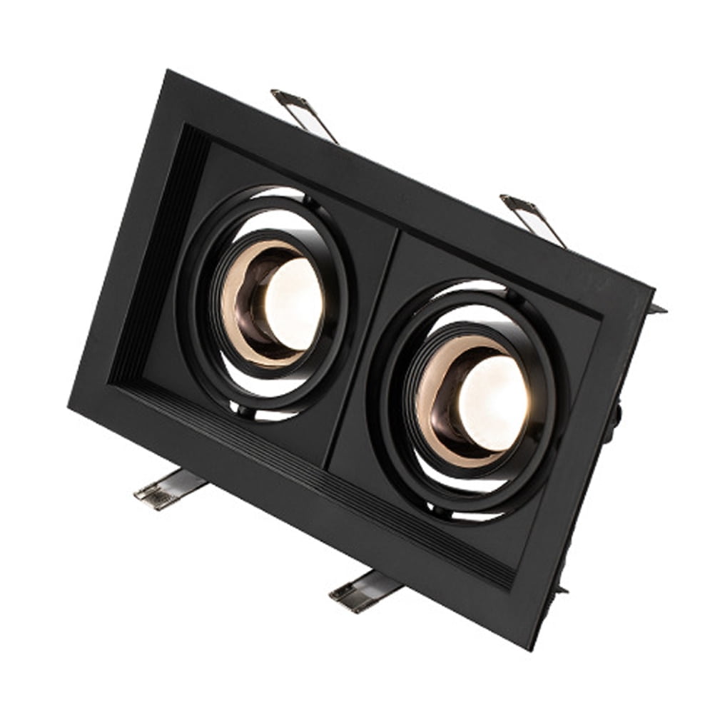 SKISUNO 1Pack Metal Spotlight Mounting Frame for Hallway and Shop ...