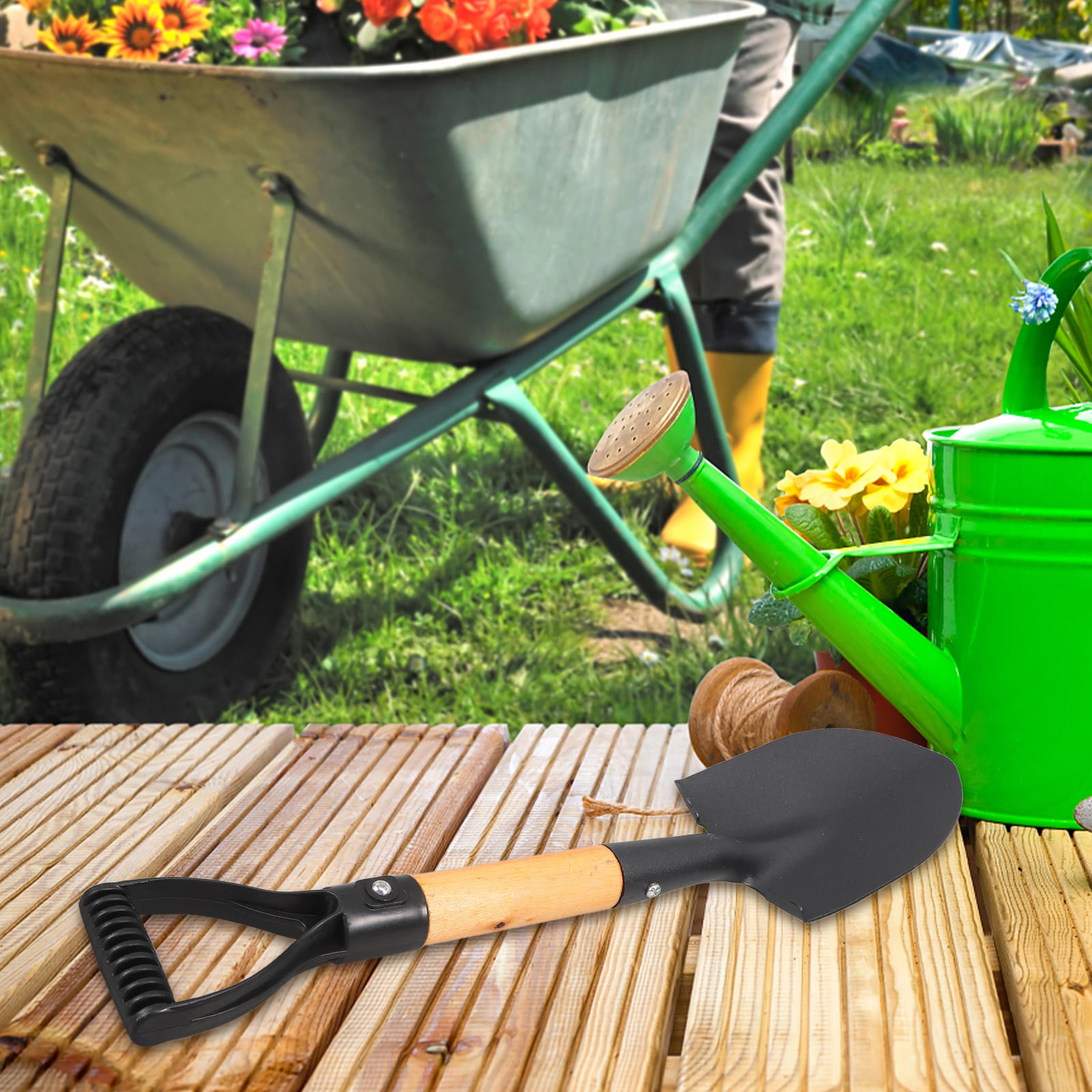 SKISUNO 1Pcs Black Steel Trowel for Planting Vegetables and Weeding ...