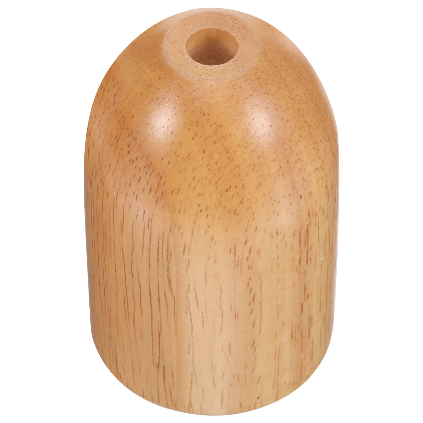 SKISUNO 1Pcs Wood Lamp Holder Finial for Table Lamps in Light Brown E27 ...