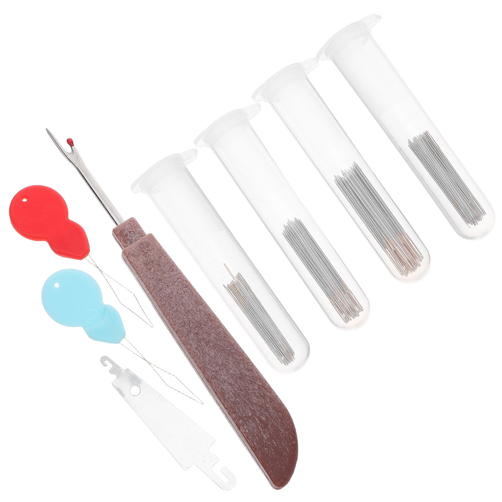 SKISUNO 1Set Complete Hand Sewing Needle Set Large Eye Needles for ...