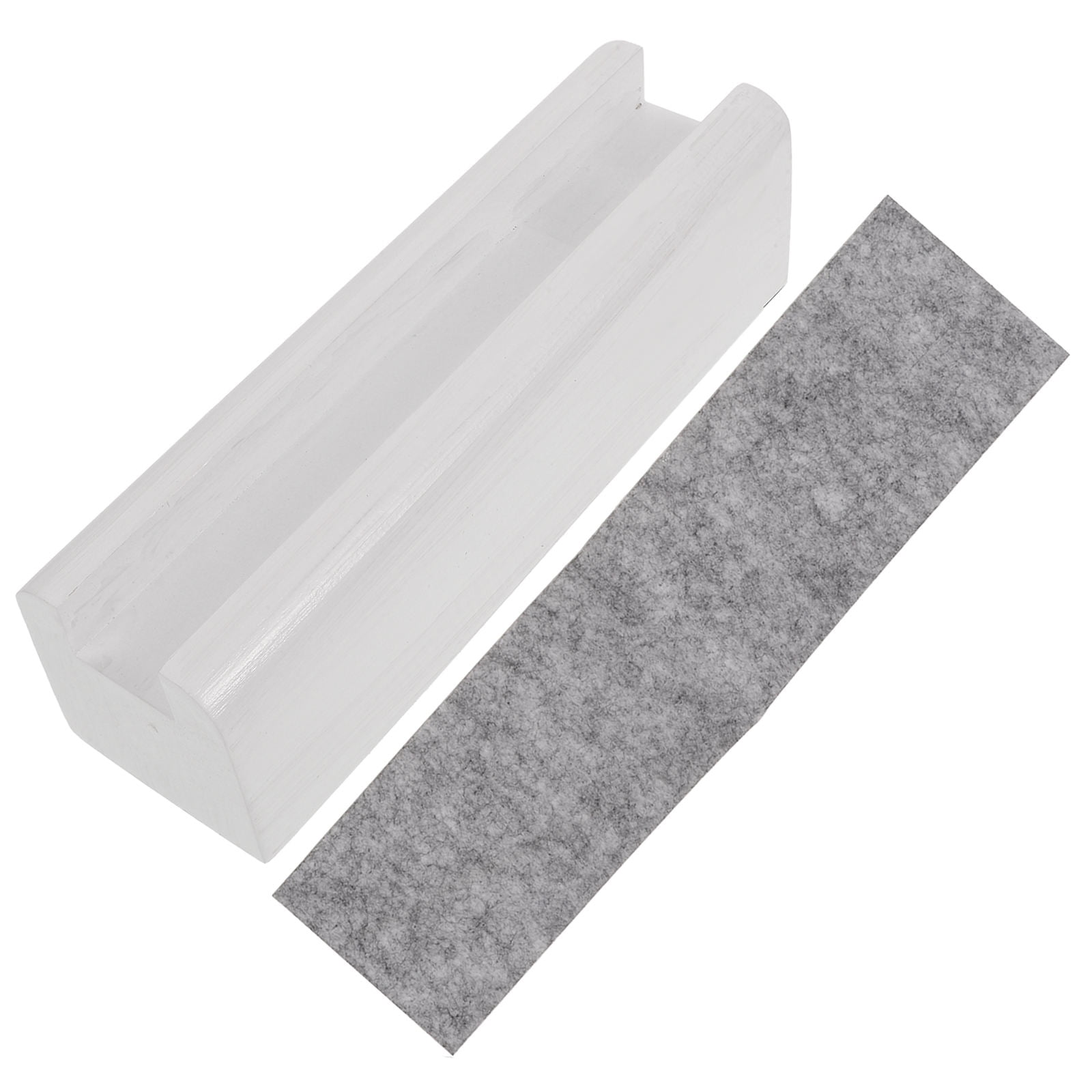 SKISUNO 1Set Mirror Stand Holder Wooden Texture White for Full-Length ...