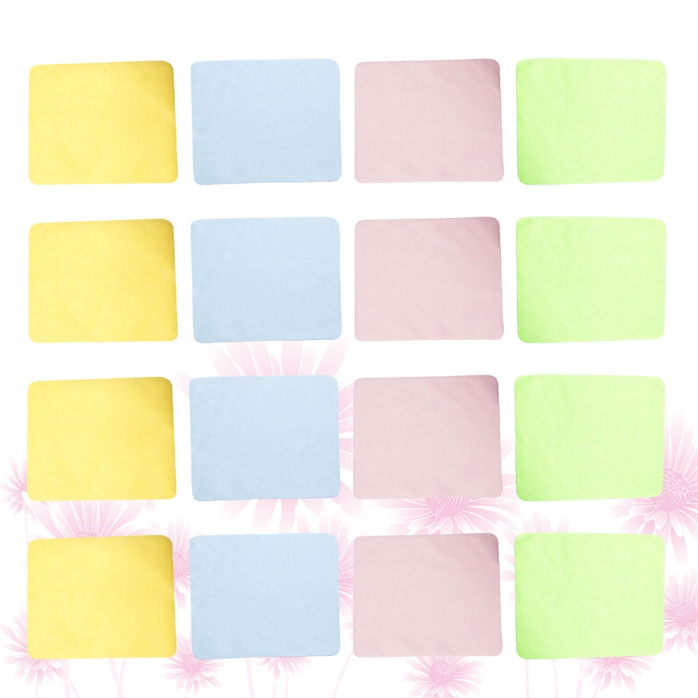 SKISUNO 20Pcs Soft Microfiber Cloth Assorted Color Wiper for Delicate ...