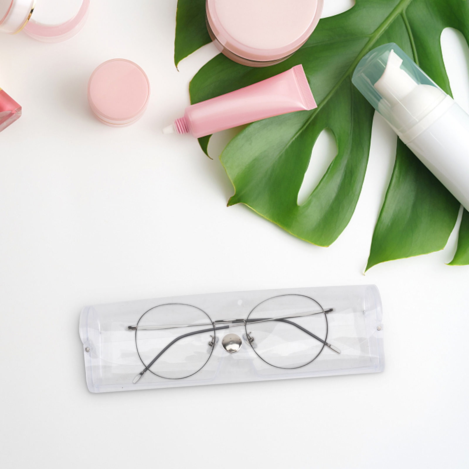 SKISUNO 20Pcs Transparent Glass Storage Box Square Shape PVC For ...