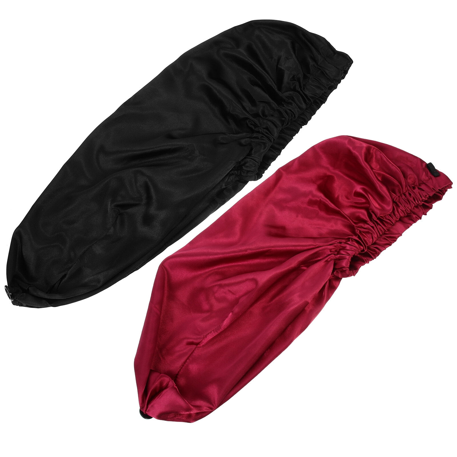 SKISUNO 2Set Satin Sleeping Cap Hair Protection for Adults in Sleep ...