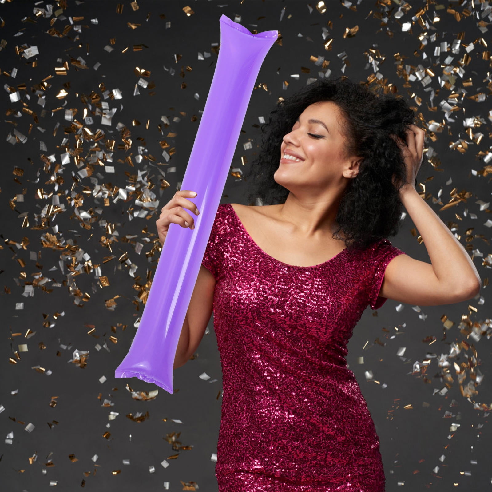 SKISUNO 30Pcs Inflatable Boom Sticks Assorted Color for Enhancing Party ...