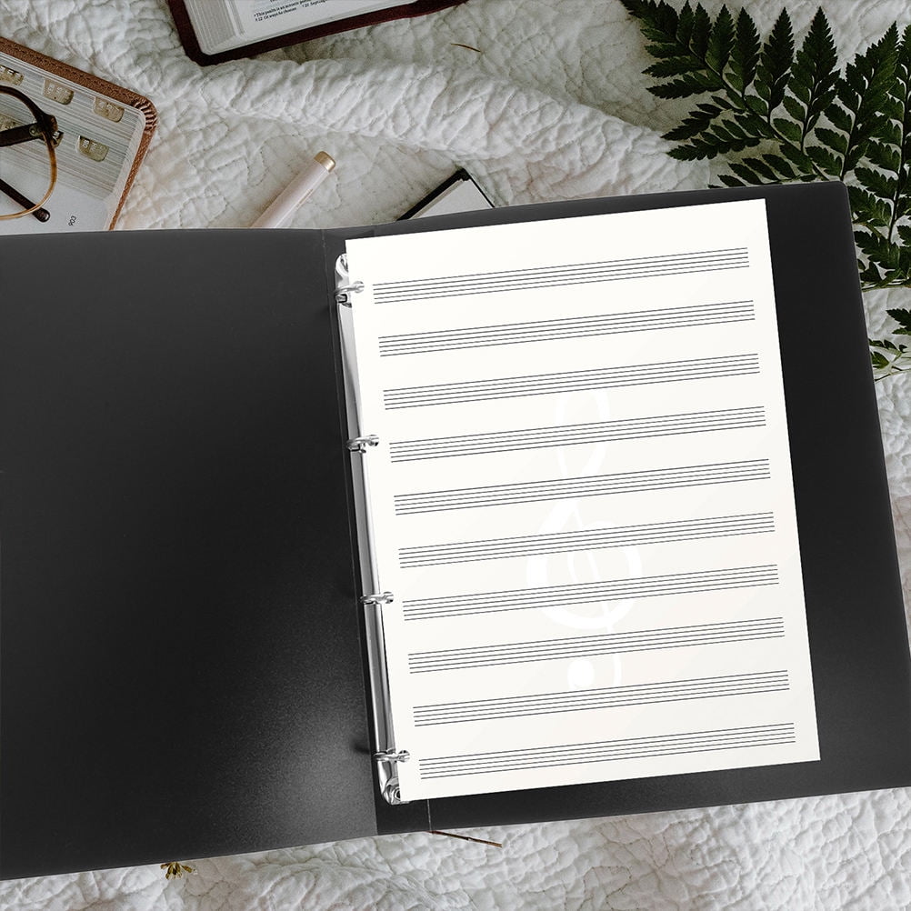 SKISUNO 3Pcs Black Paper Binder for Office Work Office File Folder ...