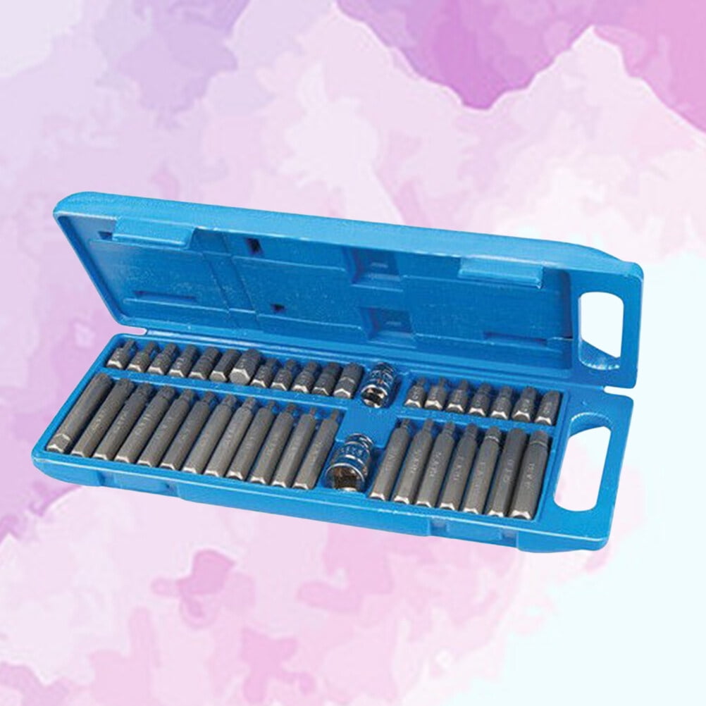 SKISUNO 40Pcs Socket Set Tool Socket Set Crv Silver for Car Repair ...