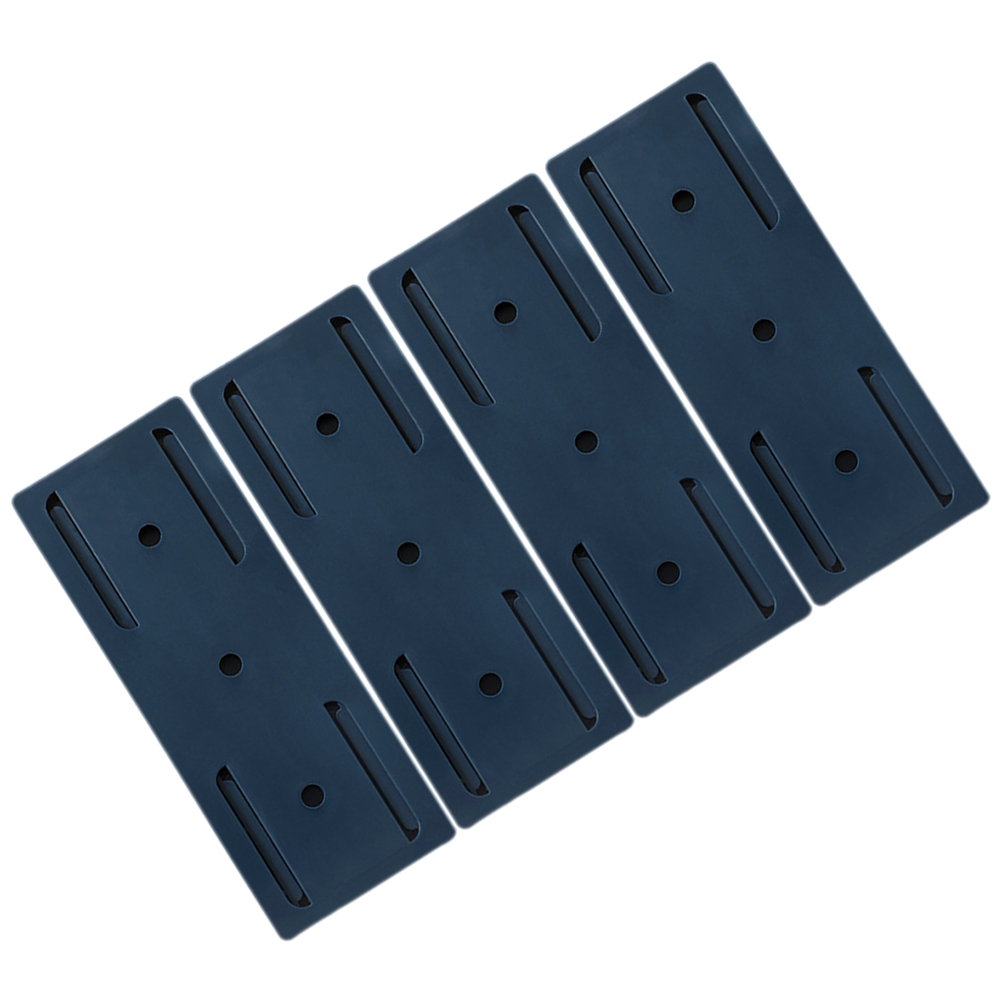 SKISUNO 4Pcs Blue Rectangular Socket Fixers For Office Workers Wall ...