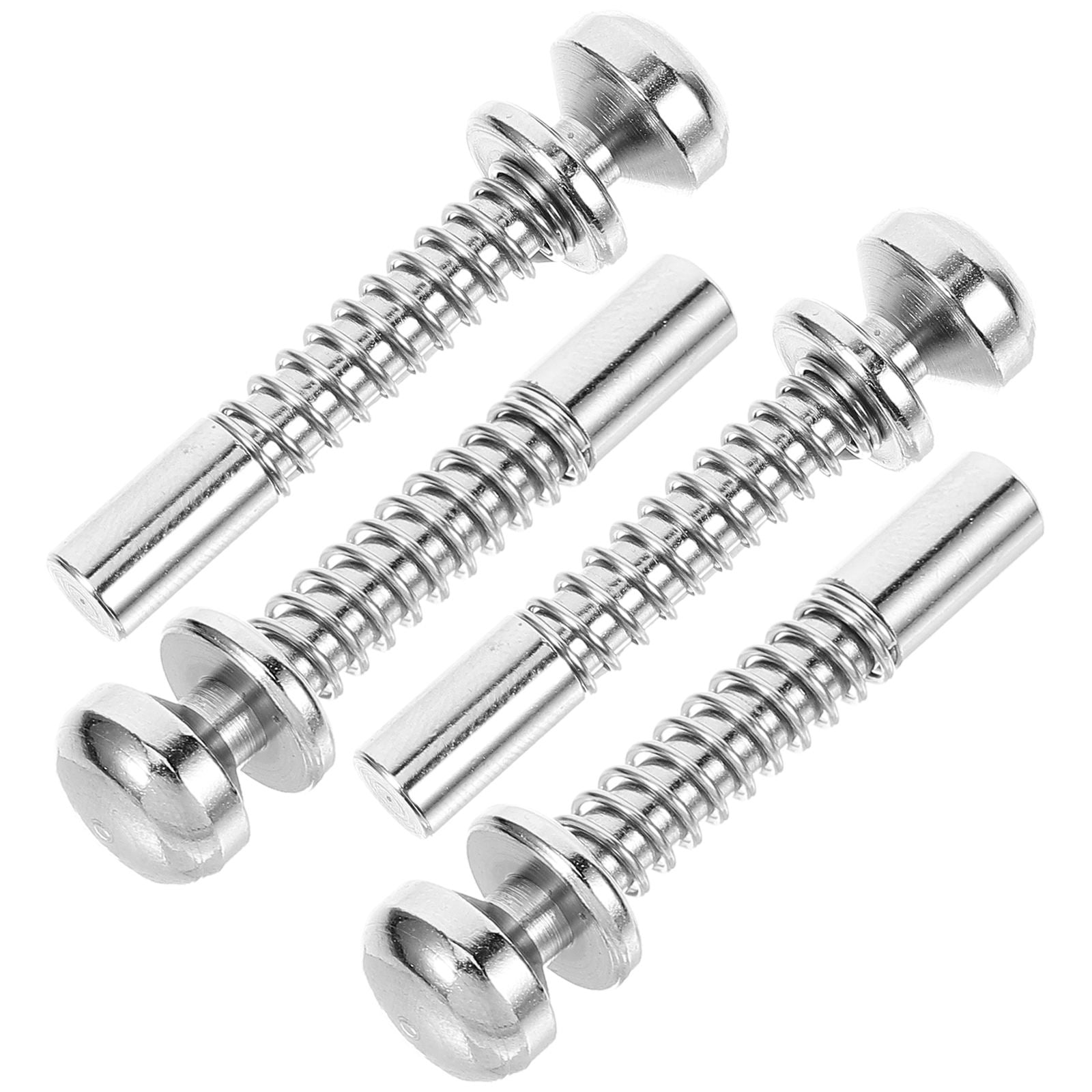 SKISUNO 4Pcs Spring Loaded Plunger Latches Cylindrical Silver Iron for ...