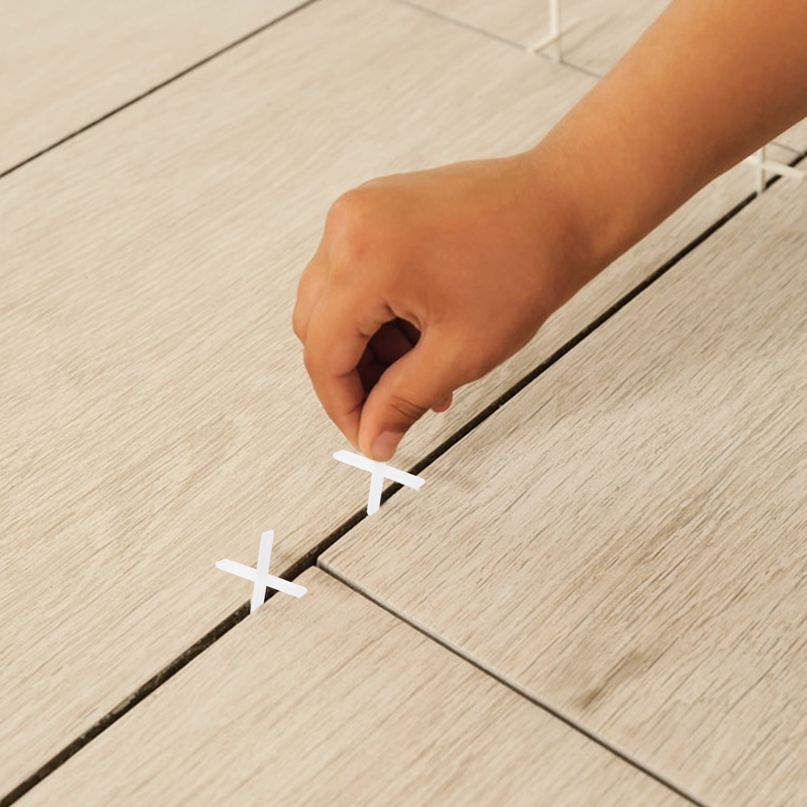 SKISUNO 500Pcs Tile Leveling System Clips for Wall and Floor White ...
