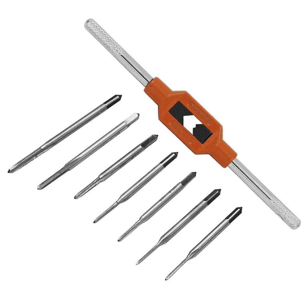 SKISUNO 8Pcs Steel Ratchet Tap Wrench Handle for Hand Tapping and ...