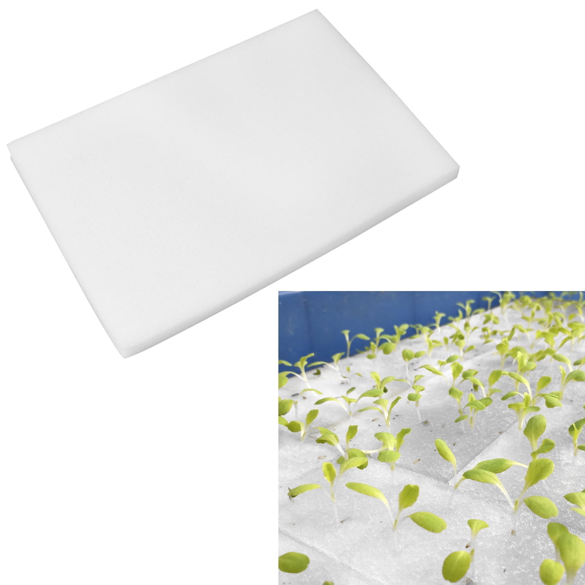 SKISUNO 96 Pcs Mini Cube Sheet Hydroponic Sponges For Hydroponic Cubes ...