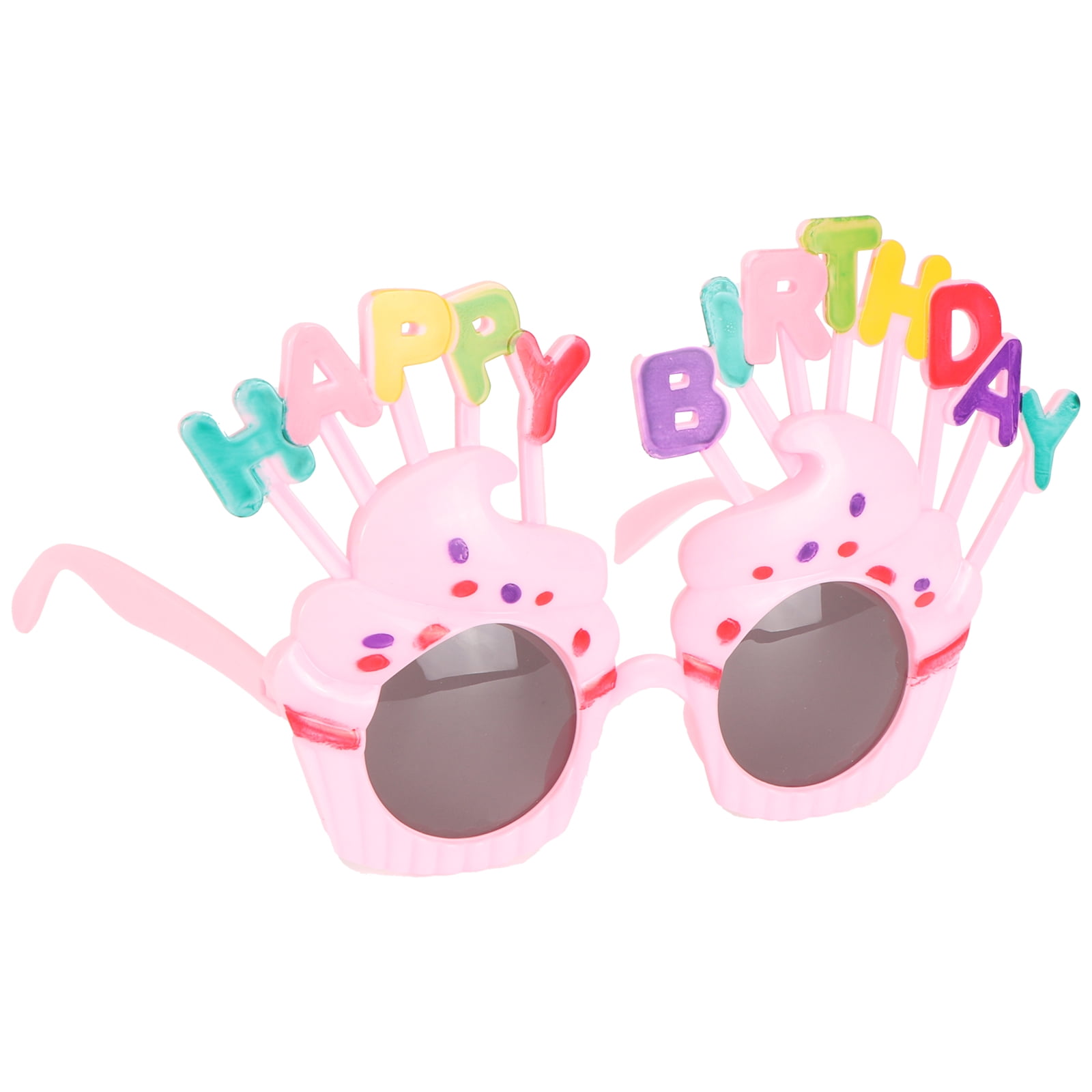 SKISUNO All Ages Novelty Sunglasses 1Pack Birthday Cake Shaped for ...