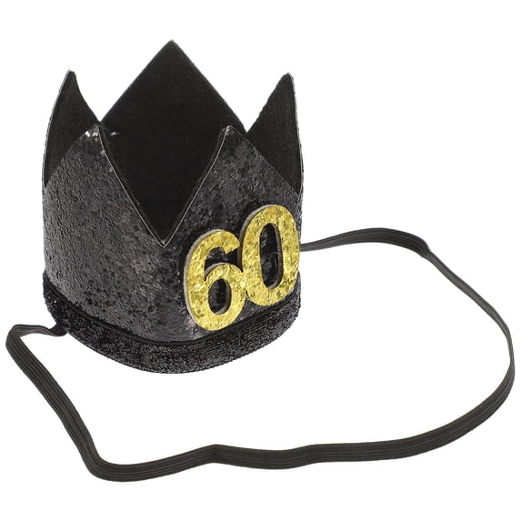 SKISUNO Black Party Hat 1 Pc Non-Woven Fabric Decorative Design for ...