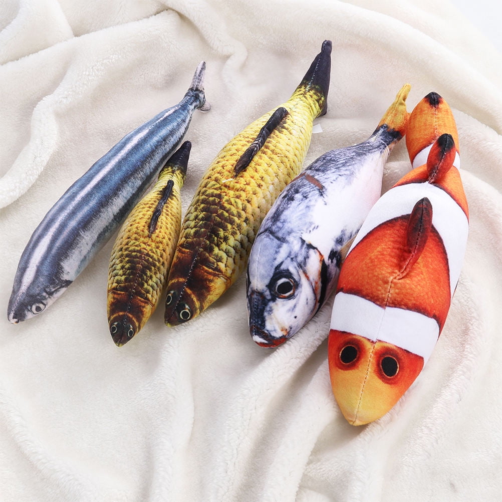 SKISUNO Fish Stuffed Animal Decor For Kids Playtime 1Set Plush Stuffed ...