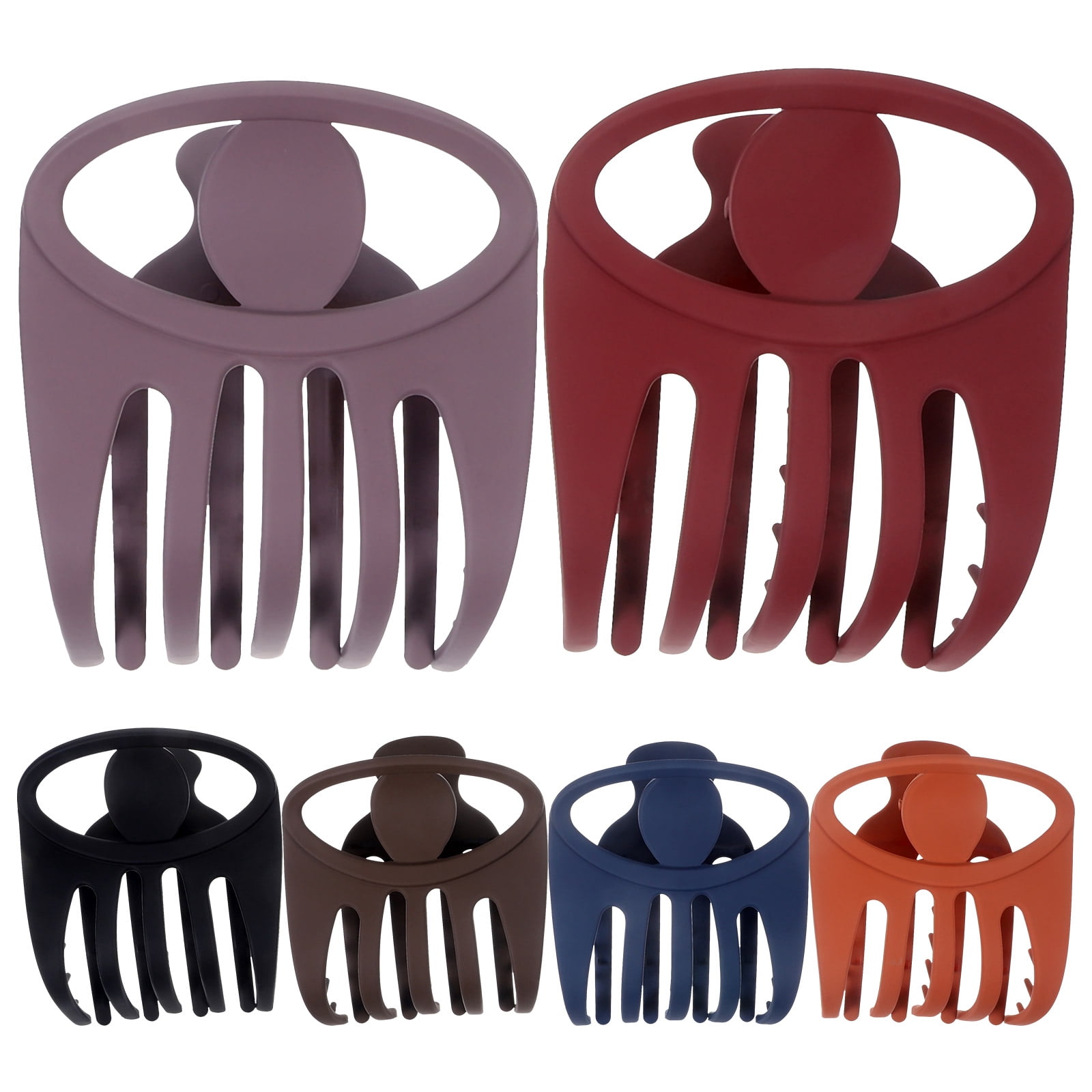 SKISUNO Hair Claws 6Pcs Claw Hair Clips for Thick Hair Women Nonslip ...