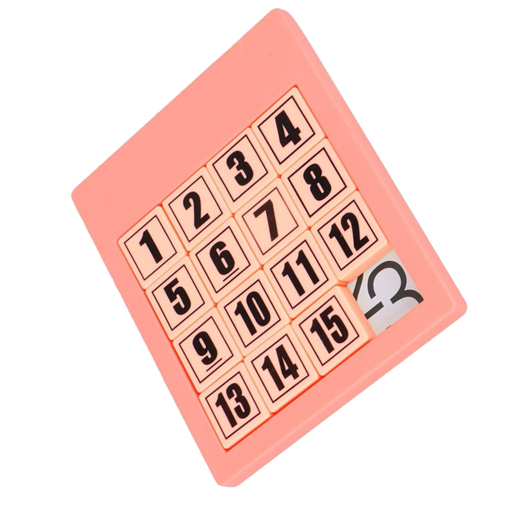 SKISUNO Number Board Puzzle Toy for Children in Pink 16X5.3X0.9In 1Pcs ...