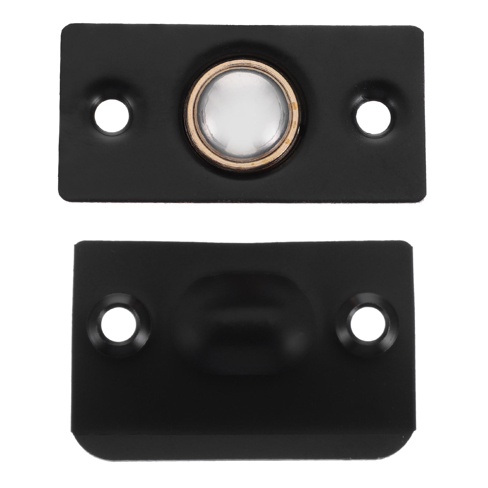 SKISUNO Push Catches for Doors 4Pcs Black Stainless Steel Door Ball ...