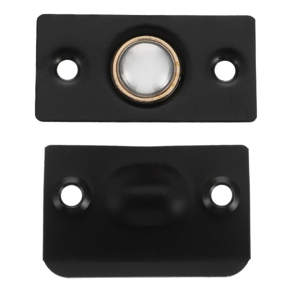 SKISUNO Push Catches for Doors 4Pcs Black Stainless Steel Door Ball ...