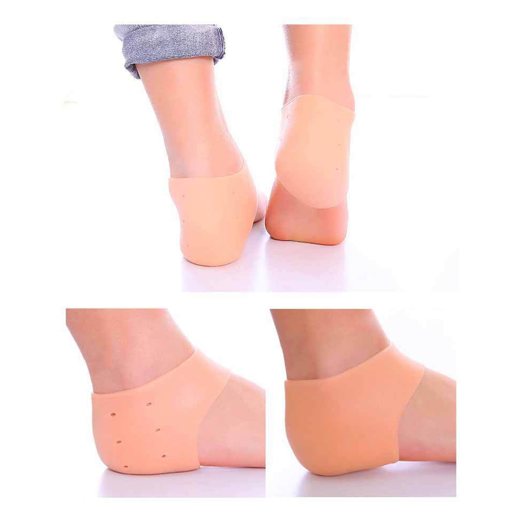 SKISUNO Silicone Heel Protectors Pad 5 Pairs for People with Dry ...