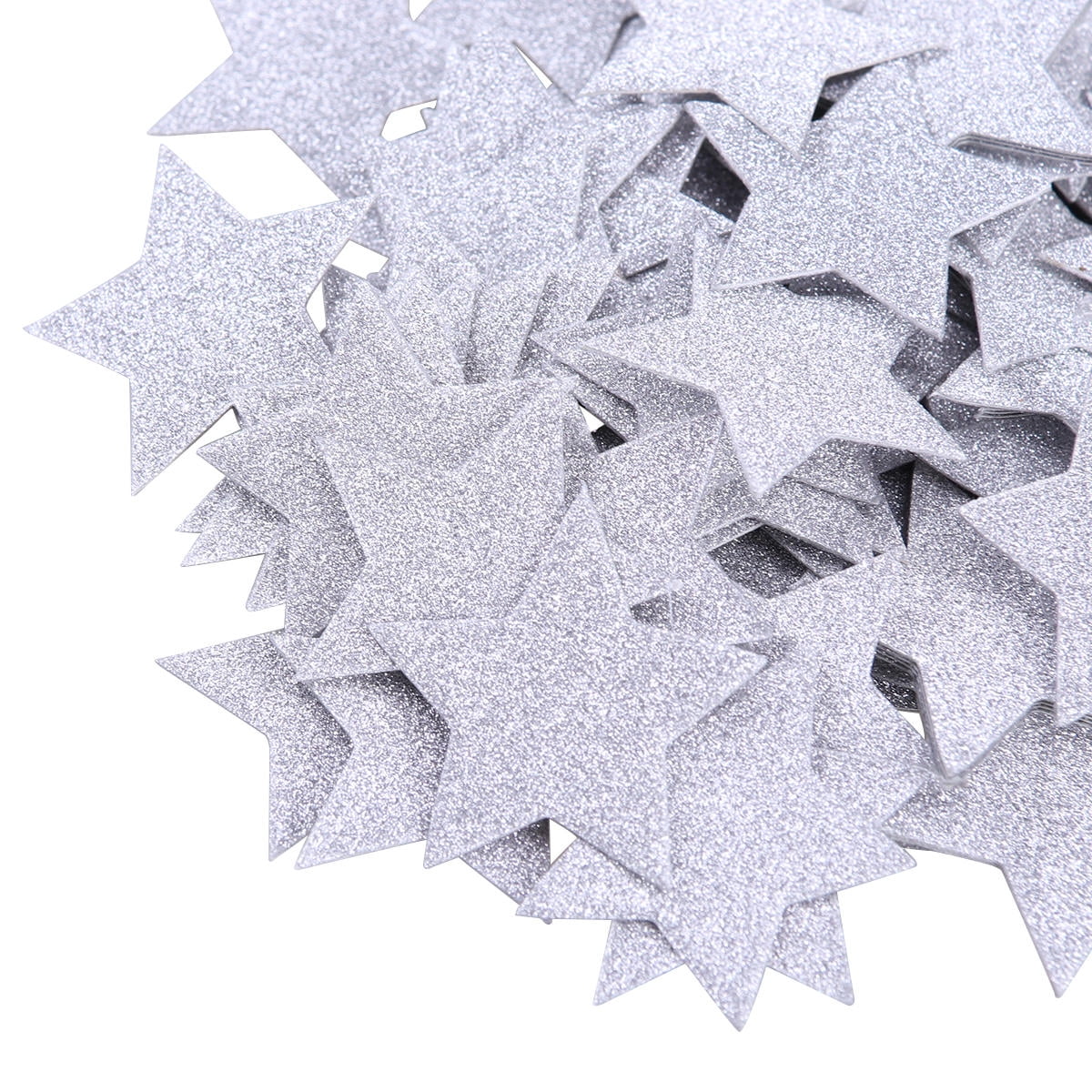 SKISUNO Silver Star Paper Confetti 100Pcs For Wedding And Birthday ...