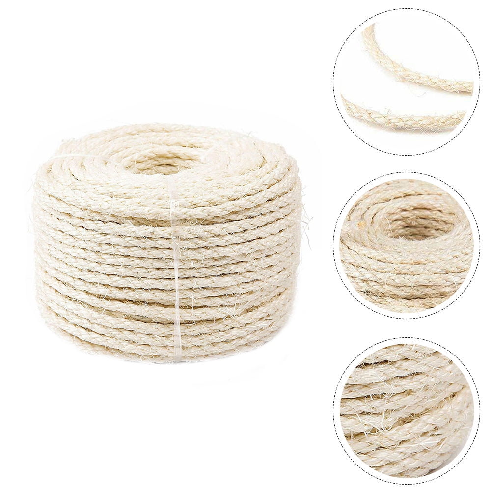 SKISUNO Sisal Rope Cat Scratch Post for Diy Projects 1Pack Natural ...