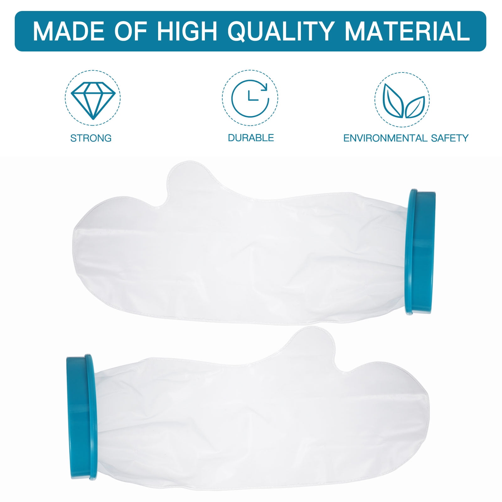 SKISUNO Waterproof Cast Cover for Arm 1Pcs White Silicone for Home Use ...