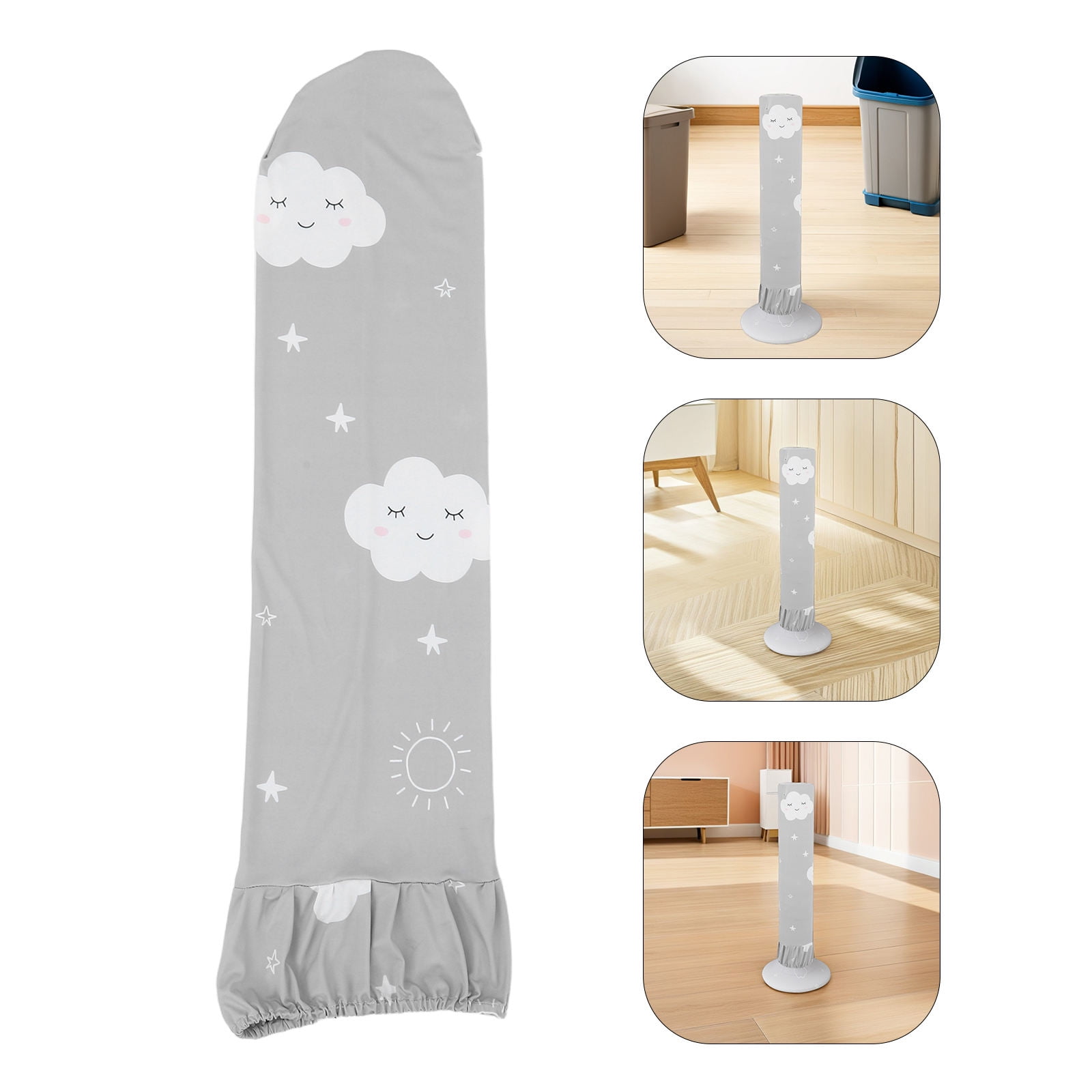 SKISUNO Waterproof Grey Tower Fan Dust Cover with Washable Cloth ...
