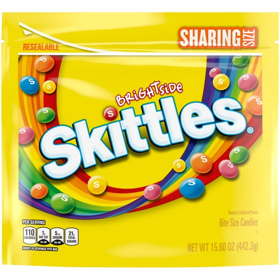 SKITTLES Brightside Sharing Size Candy, 15.6-Ounce Bag - Walmart.com