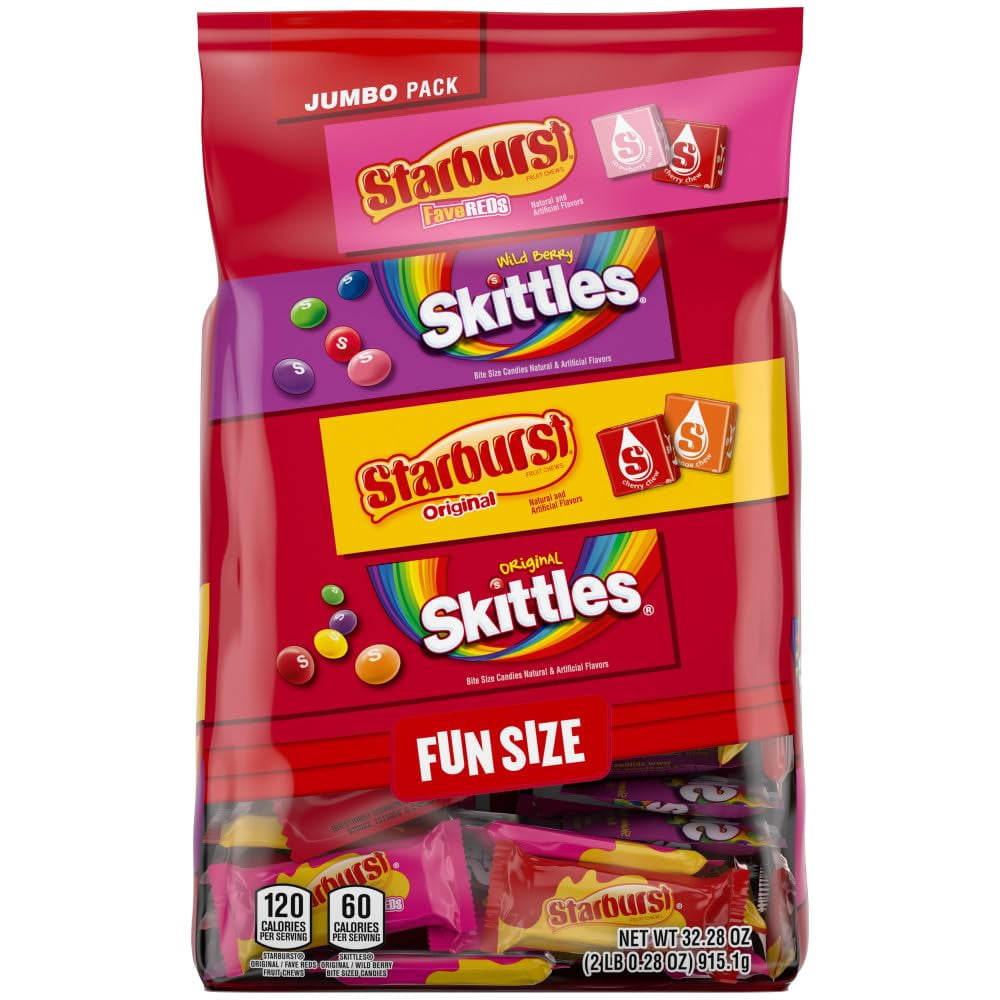 SKITTLES Original, SKITTLES Wild Berry & STARBURST Original and ...