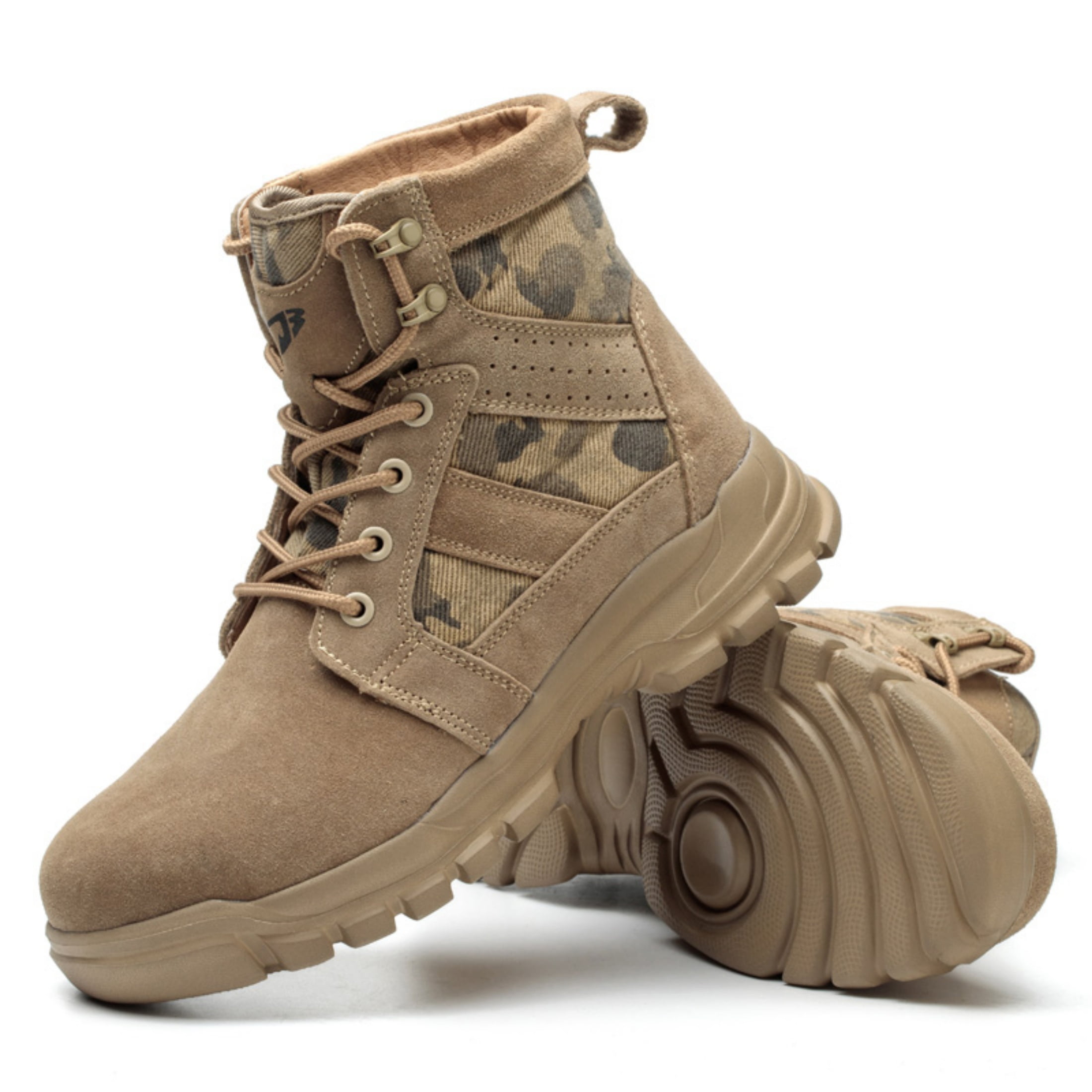 SKIUHS Men's Mid-Cut Safety Boots - Composite Toe & Slip Resistant Sole ...