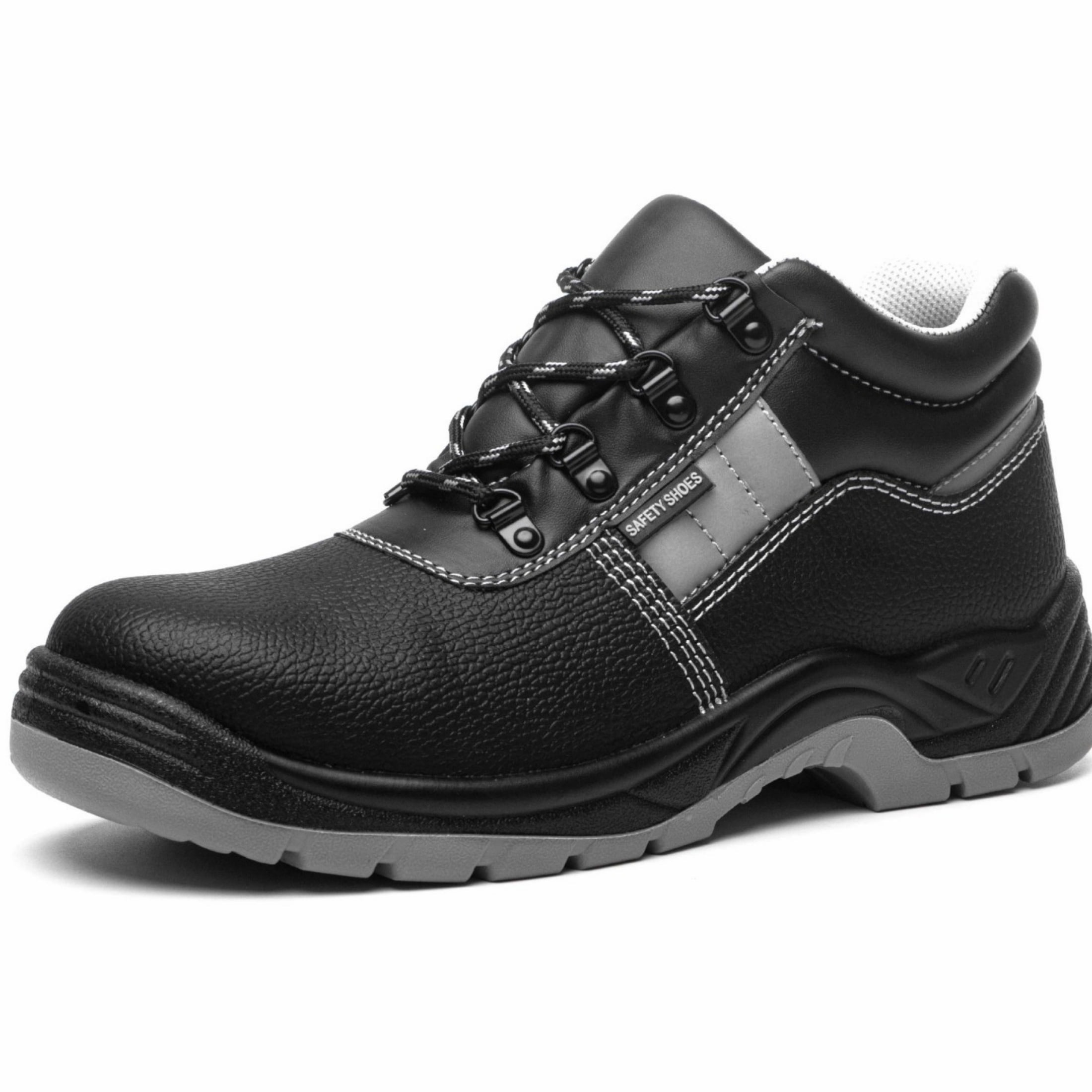 SKIUHS Men's Mid-Cut Safety Boots - Reinforced Design, Composite Toe ...